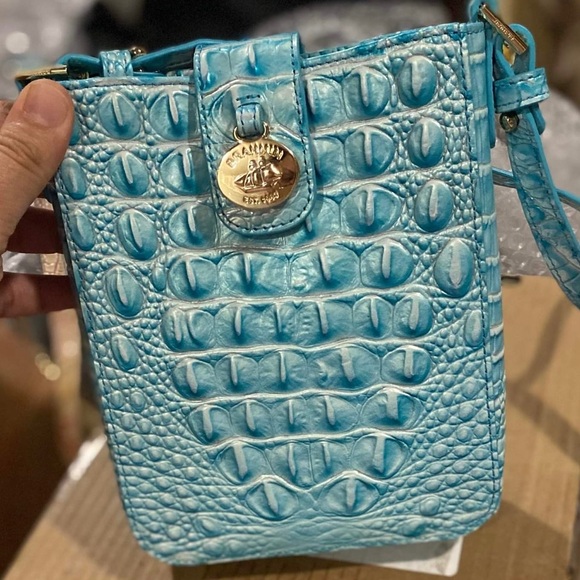 Brahmin | Bags | Brahmin Dusty Blue Marley | Poshmark